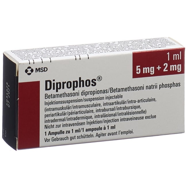 Diprophos susp inj amp 1 ml | Pharmacie Sun Store