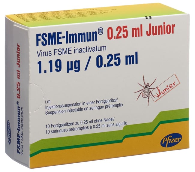 FSME-IMMUN Junior Inj Susp ohne Nadel Fertspr 0.25 ml | Sun Store Apotheke