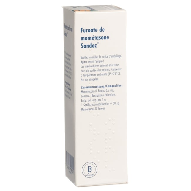 MOMETASONFUROAT Sandoz spray nasal 50 mcg spr dos 140 dos | Pharmacie ...