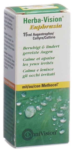HERBA VISION Euphrasia collyre ophtalmique gtt opht fl 15 ml | Pharmacie Sun Store