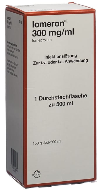 IOMERON sol inj 300 mg/ml 500ml fl 1 pce | Pharmacie Sun Store
