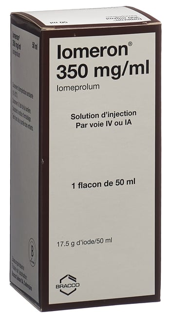 IOMERON sol inj 350 mg/ml 50ml fl 1 pce | Pharmacie Sun Store