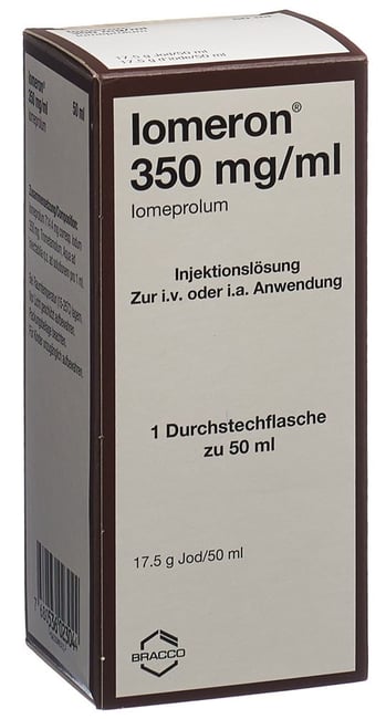 IOMERON sol inj 350 mg/ml 50ml fl 1 pce | Pharmacie Sun Store