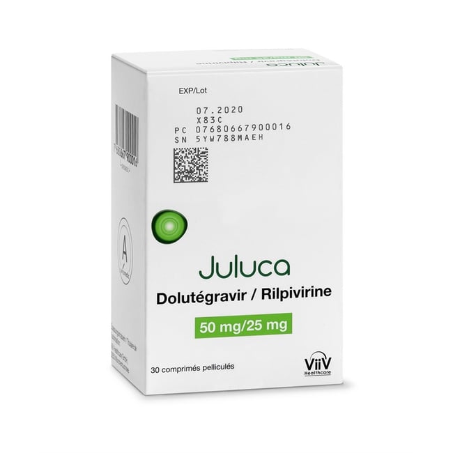 JULUCA Filmtabl 50/25 mg Ds 30 Stk | Sun Store Apotheke