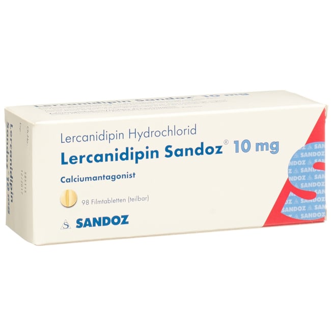 LERCANIDIPINE Sandoz Filmtabl 10 mg Blist 98 Stk | Sun Store Apotheke
