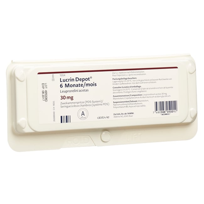 LUCRIN PDS subst sèche 30 mg ser pré 1 pce | Pharmacie Sun Store