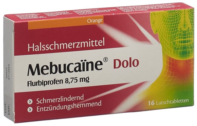 MEBUCAINE Dolo cpr sucer 8.75 mg blist 16 pce | Pharmacie Sun Store