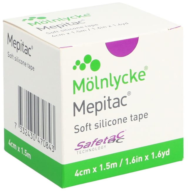 MEPITAC Fixierverband 1.5mx4cm Silikon 1 Stk | Sun Store Apotheke