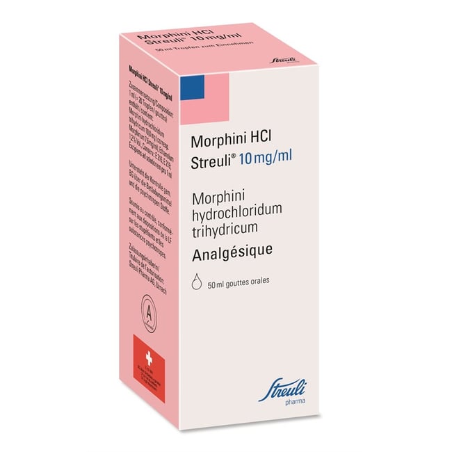MORPHINE HCL Streuli Tropfen 10 mg/ml Fl 50 ml | Sun Store Apotheke