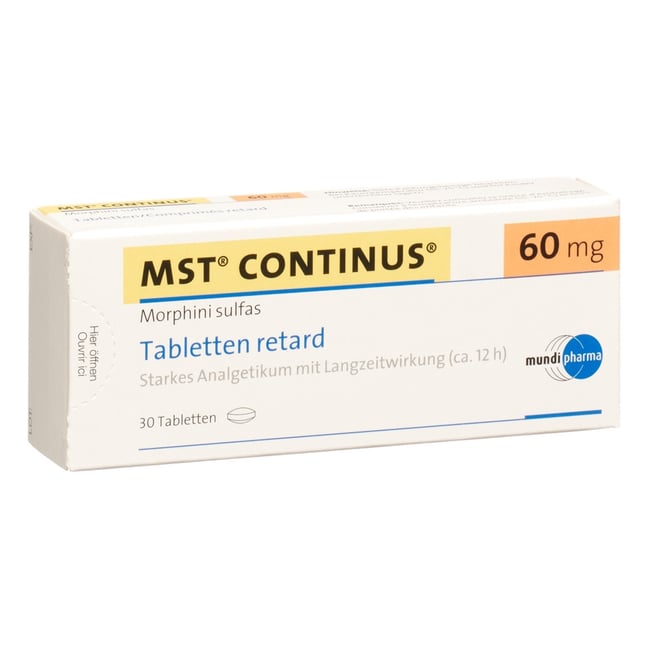 MST CONTINUS Ret Tabl 60 mg Blist 30 Stk | Sun Store Apotheke