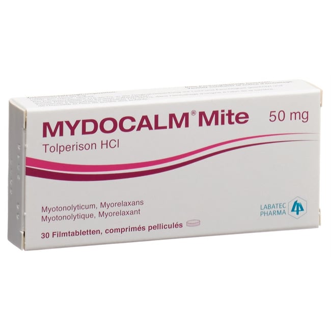 MYDOCALM mite cpr pell 50 mg blist 30 pce | Pharmacie Sun Store
