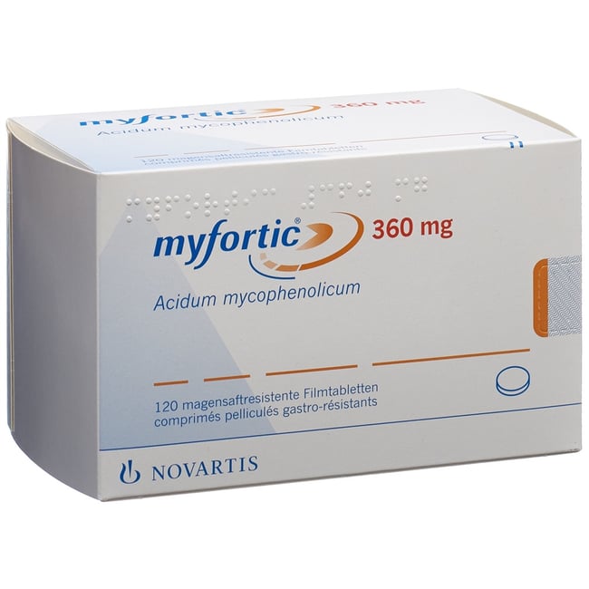 MYFORTIC Filmtabl 360 mg Blist 120 Stk | Sun Store Apotheke
