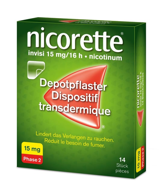 NICORETTE Invisi Patch Matrixpfl 15 mg/16h 14 Stk | Sun Store Apotheke
