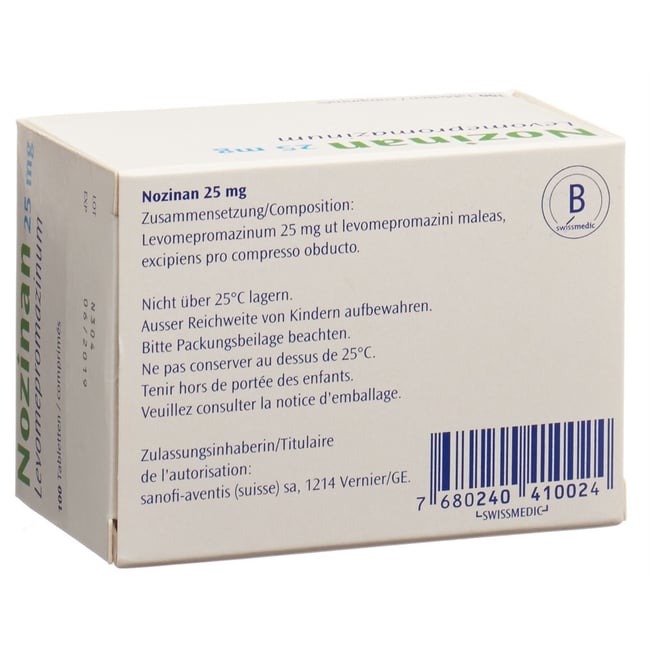 NOZINAN Filmtabl 25 mg Blist 100 Stk | Sun Store Apotheke