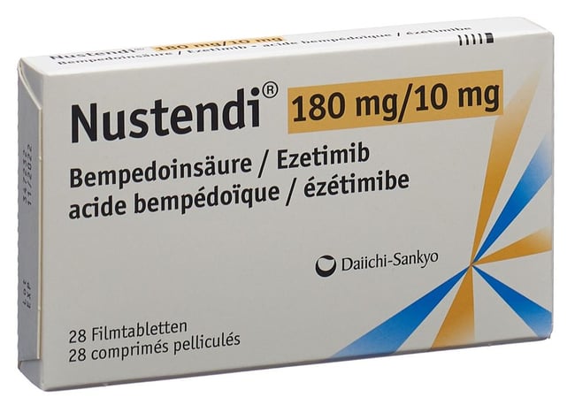NUSTENDI Filmtabl 180/10 mg Blist 28 Stk | Sun Store Apotheke