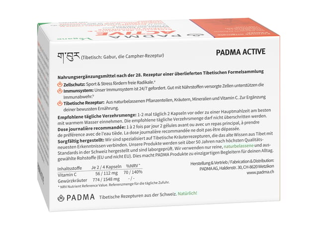 PADMA ACTIVE Kaps Blist 200 Stk | Sun Store Apotheke