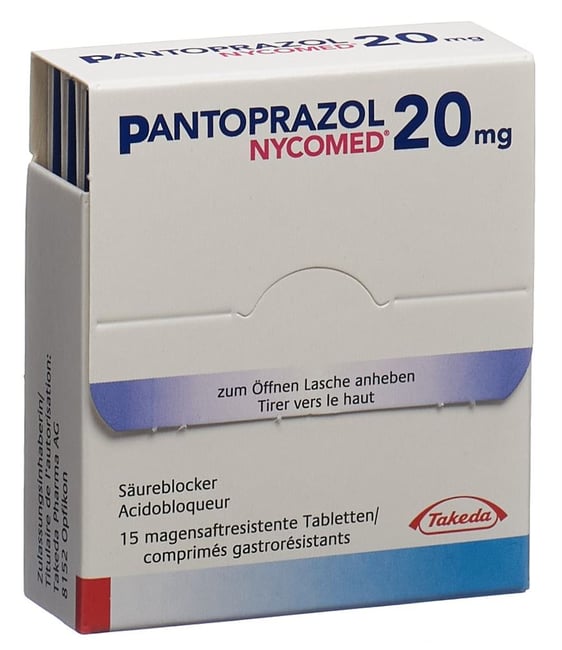 PANTOPRAZOLE Nycomed Filmtabl 20 mg Blist 15 Stk | Sun Store Apotheke
