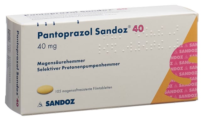 PANTOPRAZOLE Sandoz Filmtabl 40 mg Blist 105 Stk | Sun Store Apotheke