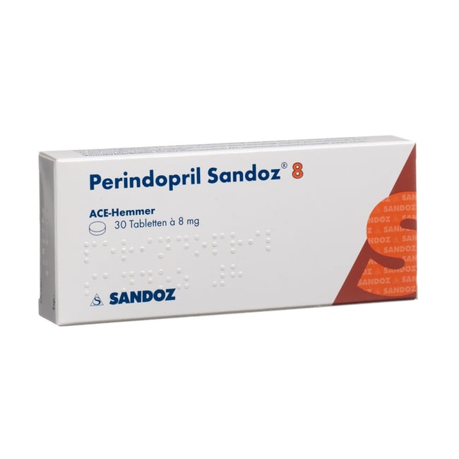PERINDOPRIL Sandoz cpr 8 mg blist 30 pce | Pharmacie Sun Store