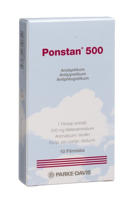 Ponstan Filmtabl 500 mg Blist 10 Stk | Sun Store Apotheke