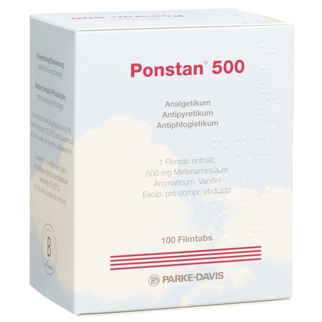 Ponstan Filmtabl 500 mg Blist 100 Stk | Sun Store Apotheke