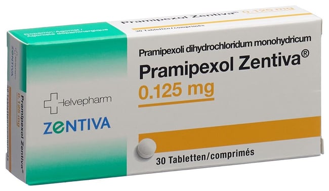 PRAMIPEXOLE Zentiva Tabl 0.125 mg Blist 30 Stk | Sun Store Apotheke