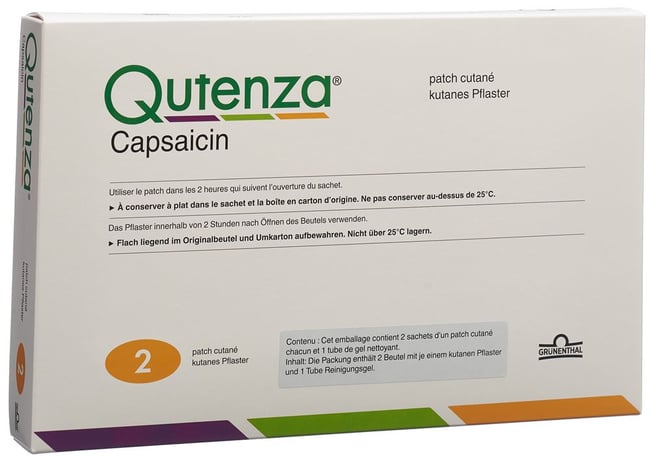 QUTENZA Pfl 8 % Capsaicin Btl 2 Stk | Sun Store Apotheke
