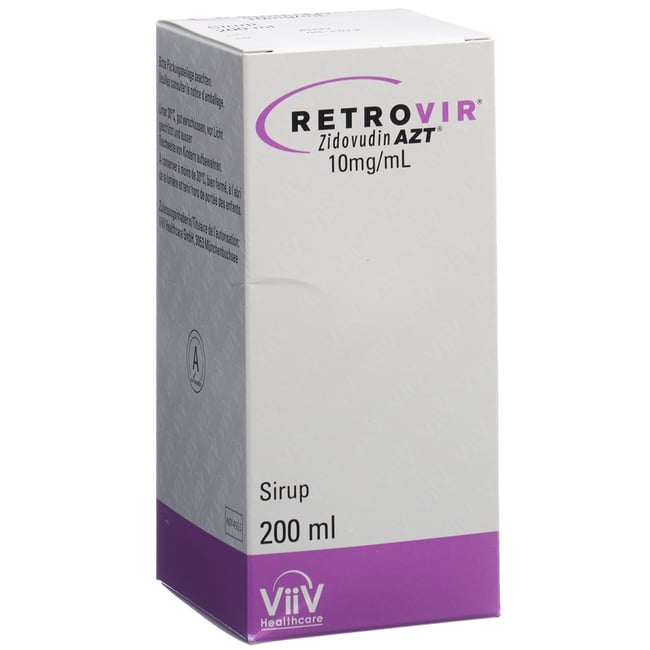 RETROVIR AZT sirop 10 mg/ml fl 200 ml | Pharmacie Sun Store
