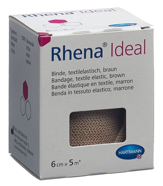 Rhena Ideal Elastische Binde 6cmx5m hautfarben 1 Stk | Sun Store Apotheke