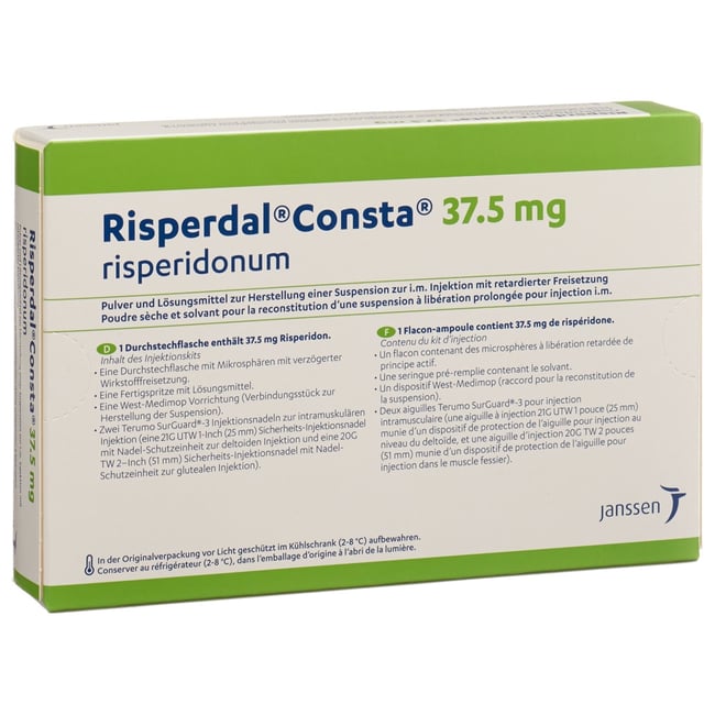 RISPERDAL Trockensub 37.5 mg mit Solvens Inj kit 1 Stk | Sun Store Apotheke