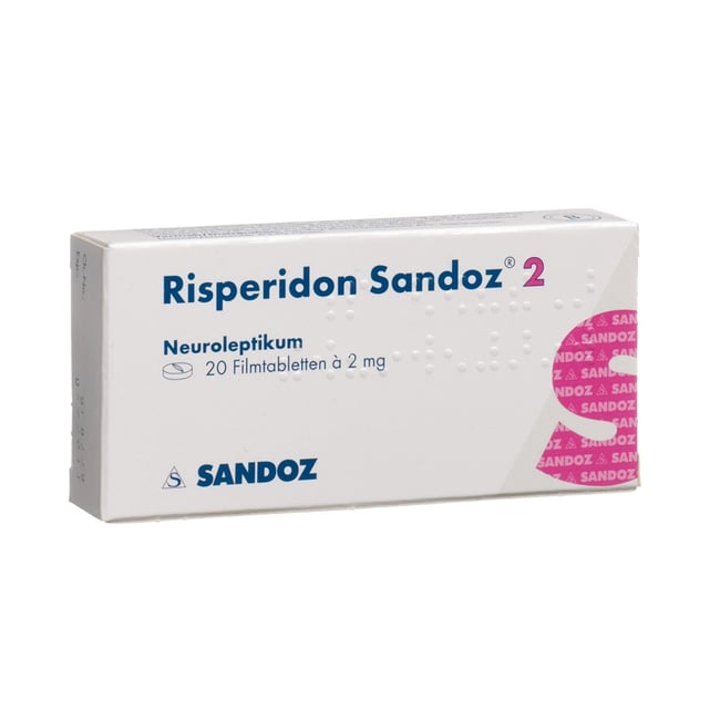 RISPERIDONE Sandoz cpr pell 2 mg blist 20 pce | Pharmacie Sun Store