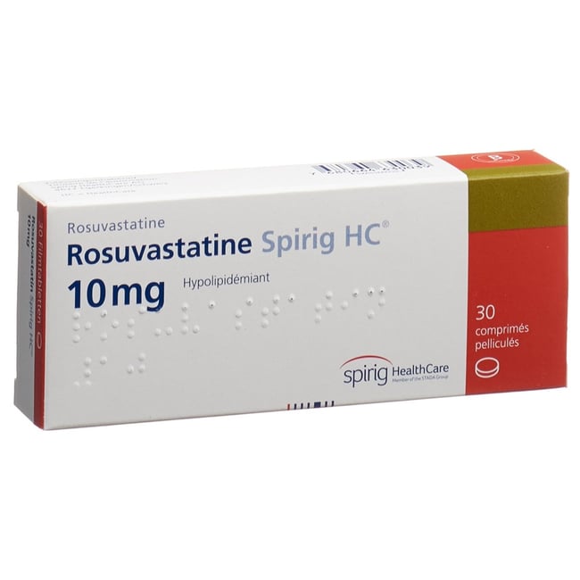 ROSUVASTATINE Spirig HC cpr pell 10 mg blist 30 pce | Pharmacie Sun Store