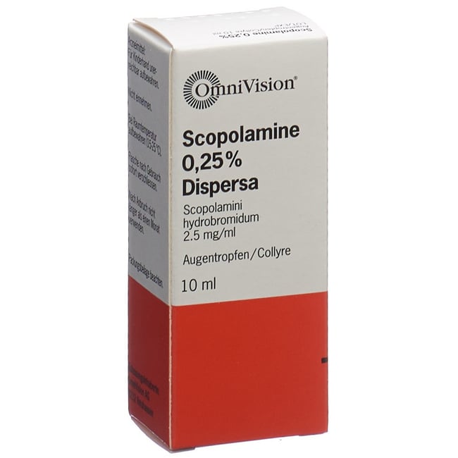 SCOPOLAMINE Dispersa Gtt Opht 0.25 % Tropffl 10 ml | Sun Store Apotheke