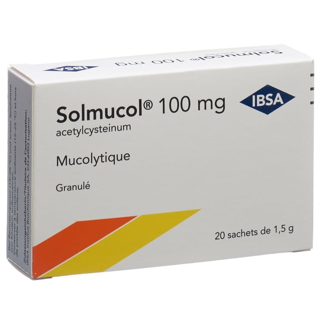 SOLMUCOL Gran 100 mg ohne Zucker Btl 1.5 g | Sun Store Apotheke