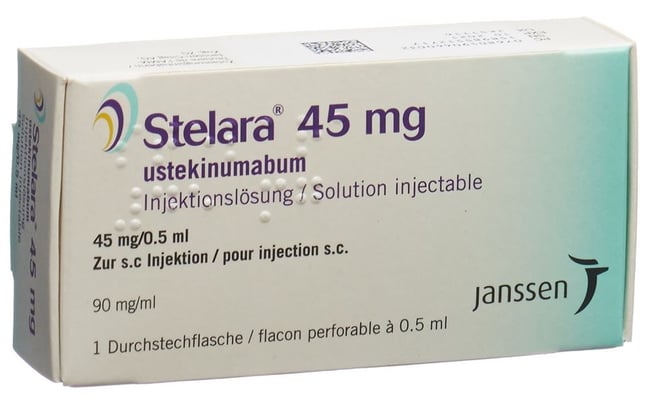 STELARA sol inj 45 mg/0.5ml flacon flac 1 pce | Pharmacie Sun Store