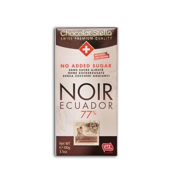 STELLA Schokolade Noir 77% Ecuador 100 g | Sun Store Apotheke