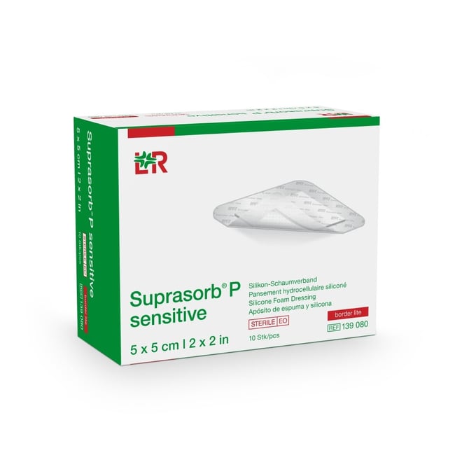 SUPRASORB P sensitive border lite 5x5cm 10 pce | Pharmacie Sun Store