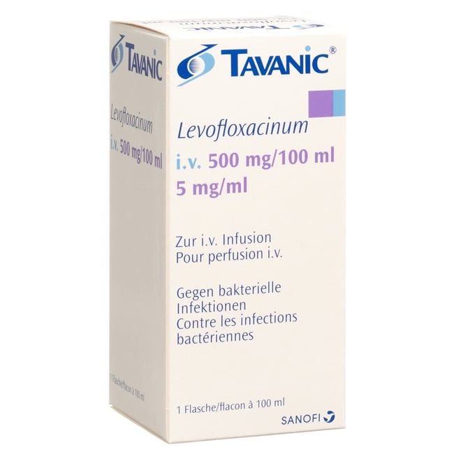 TAVANIC i.v. sol perf 500 mg/100ml flac 100 ml | Pharmacie Sun Store
