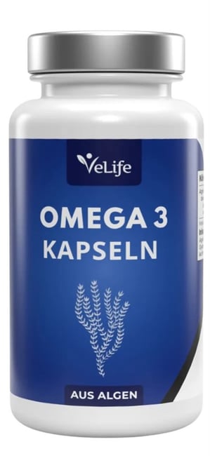 VELIFE Omega 3 Kaps vegan Ds 60 Stk | Sun Store Apotheke