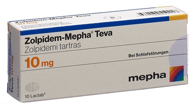 ZOLPIDEM Mepha Teva Lactab 10 mg Blist 10 Stk | Sun Store Apotheke