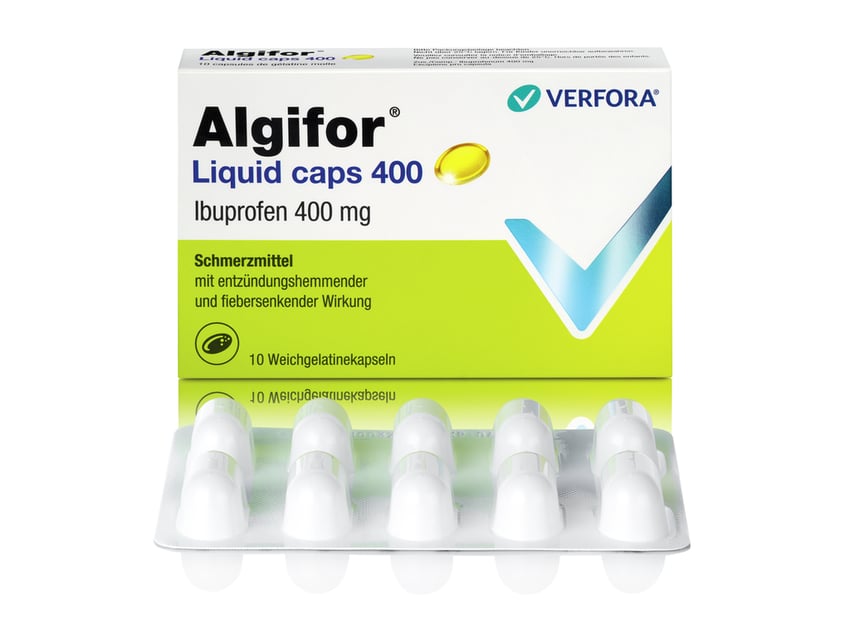 ALGIFOR Liquid caps caps moll 400 mg blist 10 pce | Pharmacie Sun Store