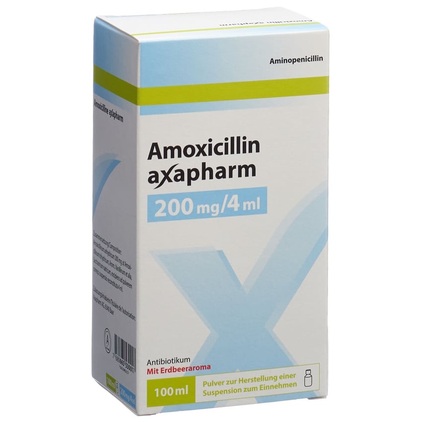 AMOXICILLINE axapharm pdr 200 mg/4ml pour la préparation d'une ...
