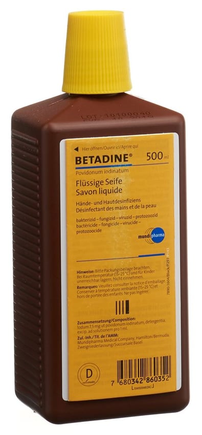 Betadine Seife liq Fl 500 ml | Sun Store Apotheke