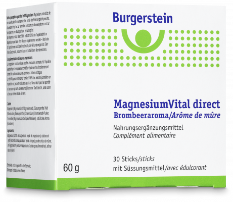 BURGERSTEIN Magnesiumvital direct Stick 30 Stk | Sun Store Apotheke
