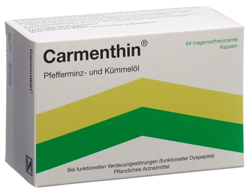 CARMENTHIN Weichkaps magensaftresistent Blist 84 Stk | Sun Store Apotheke