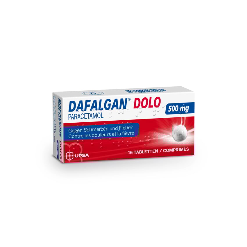 DAFALGAN Dolo Tabl 500 mg Blist 16 Stk | Sun Store Apotheke