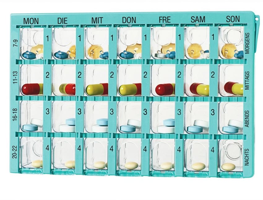 DOSETT Midi Dosierbox deutsch 1 Stk | Sun Store Apotheke