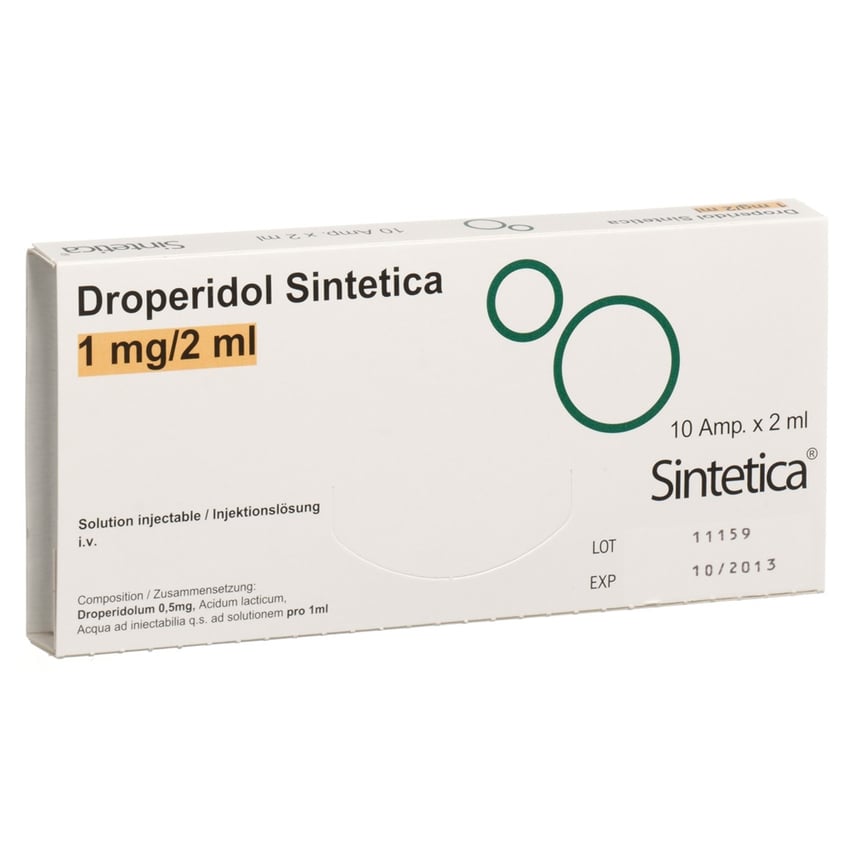 DROPERIDOL Sintetica sol inj 1 mg/2ml amp 2 ml | Pharmacie Sun Store