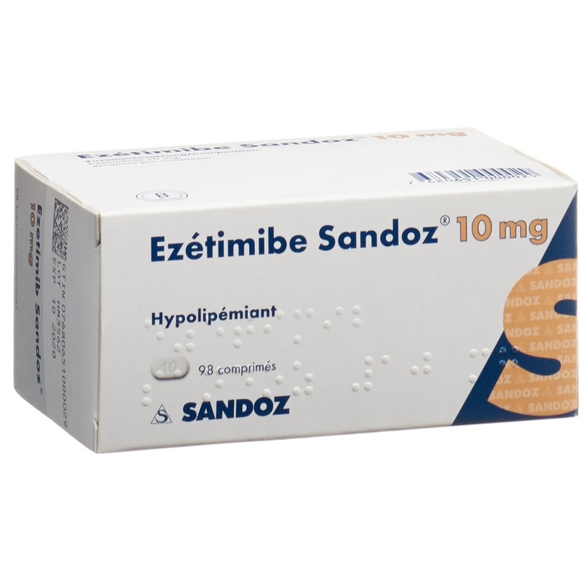 EZETIMIBE Sandoz cpr 10 mg blist 98 pce | Pharmacie Sun Store