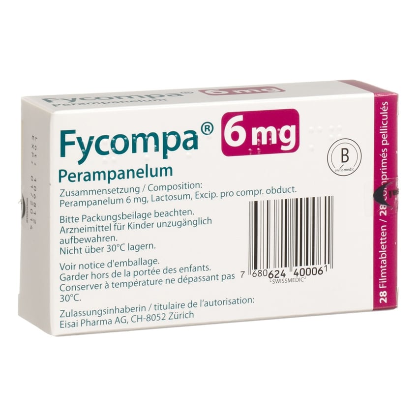 FYCOMPA Filmtabl 6 mg Blist 28 Stk | Sun Store Apotheke